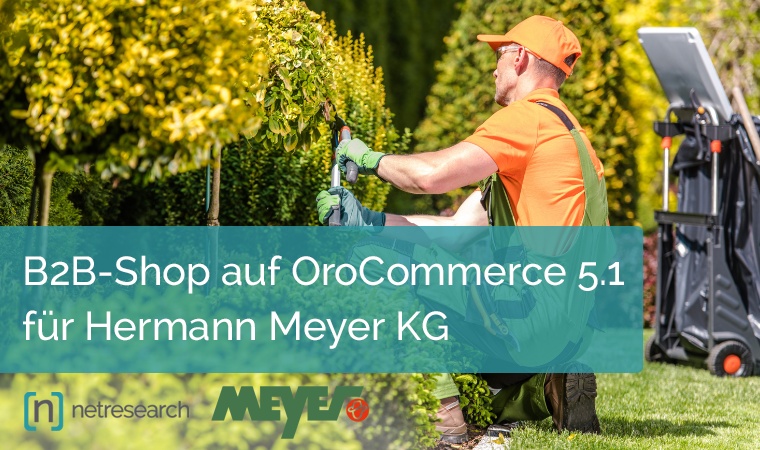 Hermann Meyer KG: B2B-Shop auf OroCommerce 5.1 mit PIM- und ERP-Anbindung